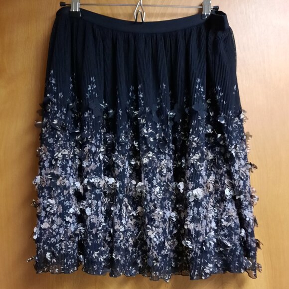 a new day | Skirts | Skirt A New Day Floral Flowy Skirt With Attached Cutouts | Poshmark